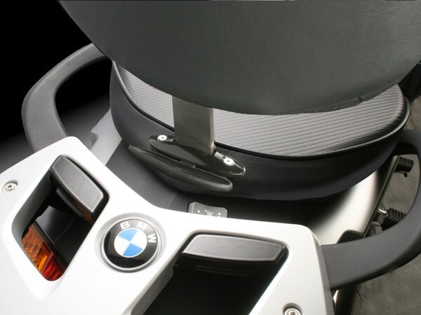 Passenger Backrest BMW K1200GT Black Welt | Sargent Cycle Products