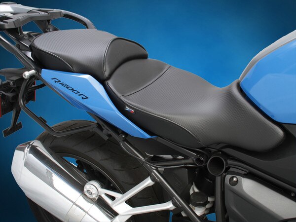BMW R1200R/RS 2014+ - Black Welt 2-pc Heated Front | Sargent Cycle Products