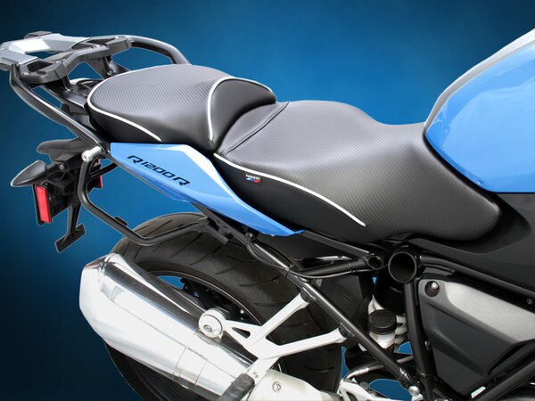 BMW R1200R/RS 2014+ - Silver Welt 2-pc Tall Front | Sargent Cycle Products